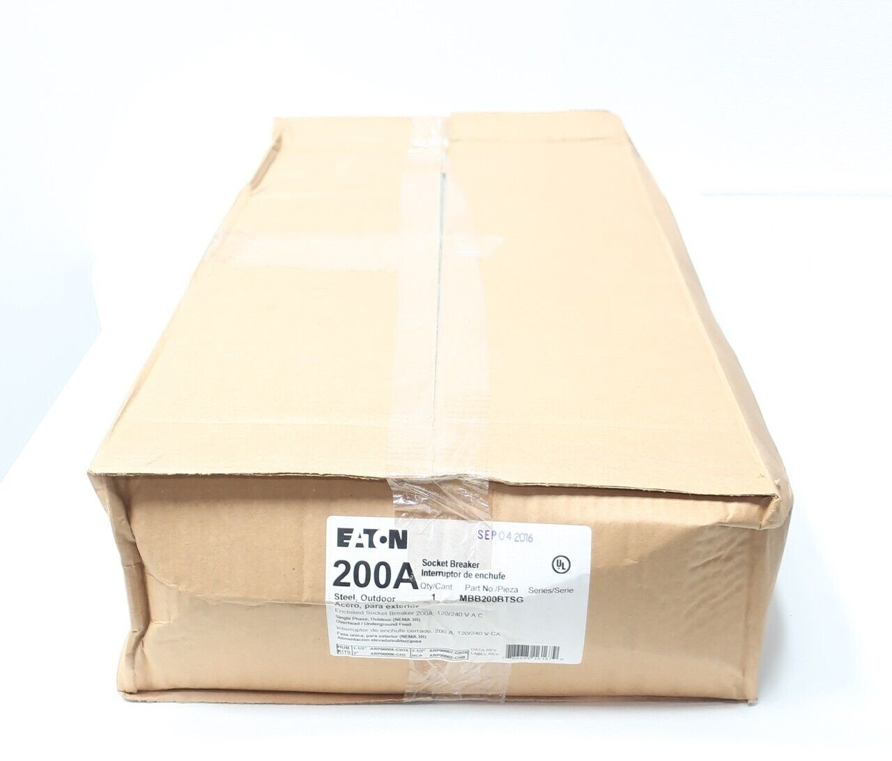 new Eaton MBB200BTSG Socket Breaker 1ph 200a Amp 120/240v-ac - Koeedsupply